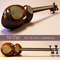 lute - Musical instrument - 3D model