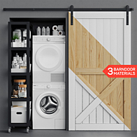 Loft Laundry Set - Декор для санузла - 3D модель