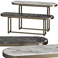 Bonaldo Cop Marble Console Tables - Console - 3D model