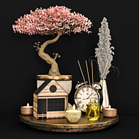 Decorative set Boho - Decorative set - 3D model