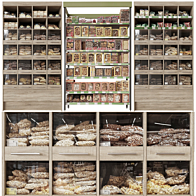 Mobile store shelves - Магазин - 3D модель