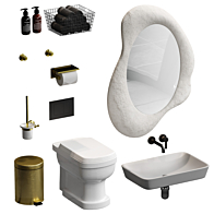 bathroom set - Декор для санузла - 3D модель