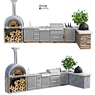 outdoor kitchen - 3D Models Collection