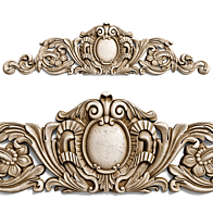 Cartouche 013 - Decorative plaster - 3D model