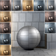 Scratch maps - Metal - 3D model