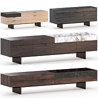 Minotti morison console - Sideboard & Chest of drawer - 3D model