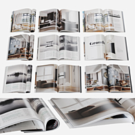 Magazines dark color 3 - Books - 3D model