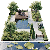 Town Square 4 - Urban environment - 3D model