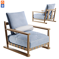 alison armchair by flexform - Кресла - 3D модель