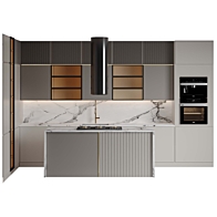 kitchen 128 - Кухни - 3D модель