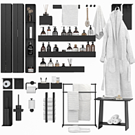 Bathroom Accessories 034-Tezza set - Декор для санузла - 3D модель