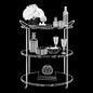 Arteriors - Connaught Bar Trolley - Other decorative objects - 3D model