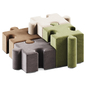 Puzzles Pouf by BuzziPuzzle / Pouf - Other soft seating - 3D model