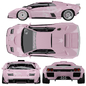 Lamborghini Diablo GTR '99 Wide Body Kit - Transport - 3D model