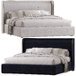 Double bed 146 - Bed - 3D model