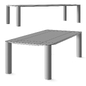 Midj Eggen Dining Tables - Table - 3D model