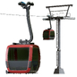 Cableway - Transport - 3D model