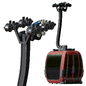 Cableway - Transport - 3D model