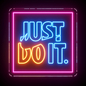 Just Do It Neon Sign - Neon - 3D model
