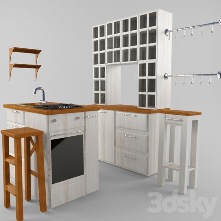 IKEA Kitchen - Kitchen - 3D model
