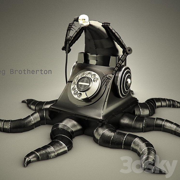 Phone Monster - Other decorative objects - 3D model