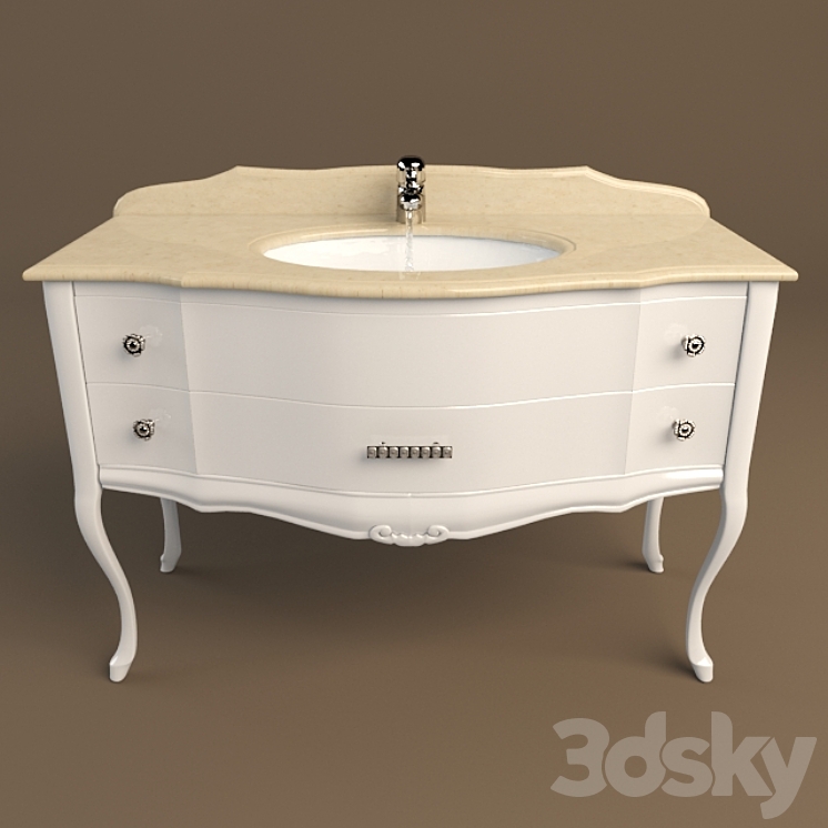 Aquanet - Bathroom furniture - 3D model