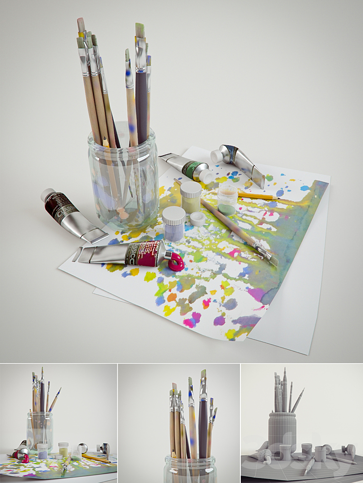 painting - Other decorative objects - 3D model