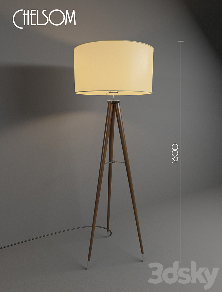 Chelsom FA/30 - Floor lamp - 3D model