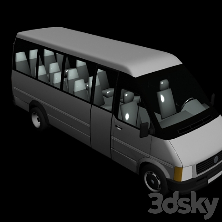 Mini_bus - Transport - 3D model