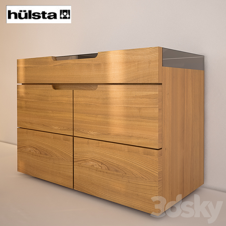 Hulsta Carva - Sideboard & Chest of drawer - 3D model