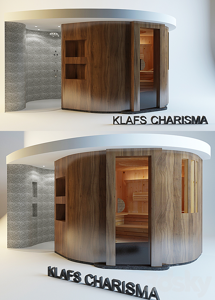 design sauna Klafs Charisma - Bathtub - 3D model