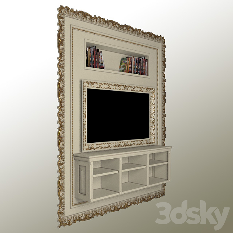 TV frame - TV Wall - 3D model