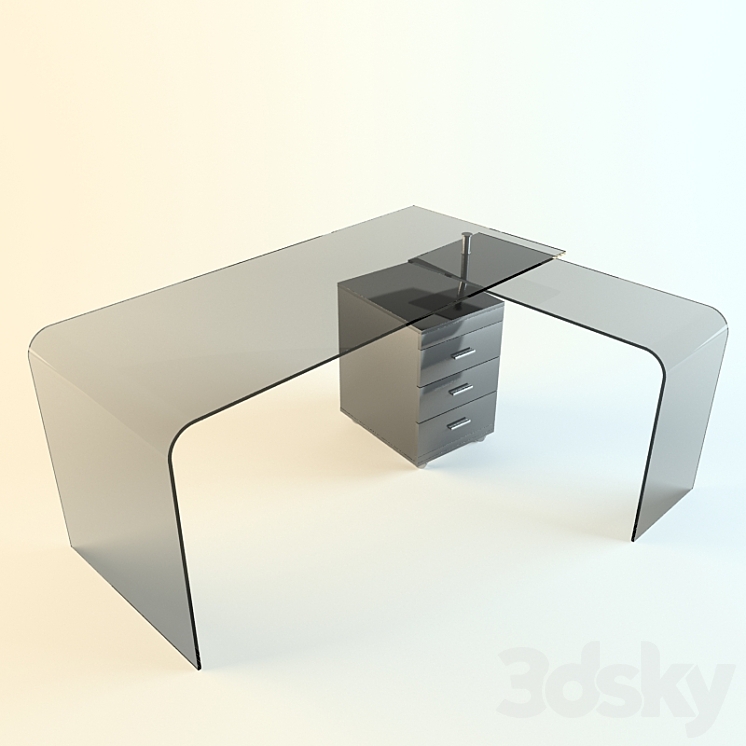 Angular table - Table - 3D model