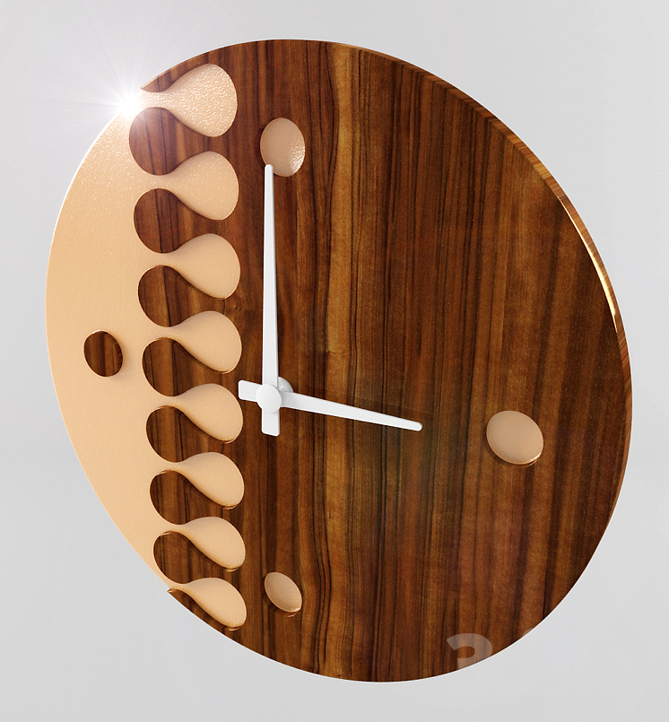Watch Big Drip Modern Wall Clock - Watches & Clocks - 3D model