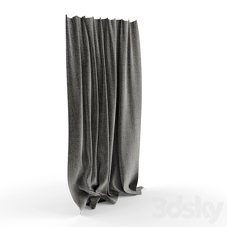 Shtora - Curtain - 3D model