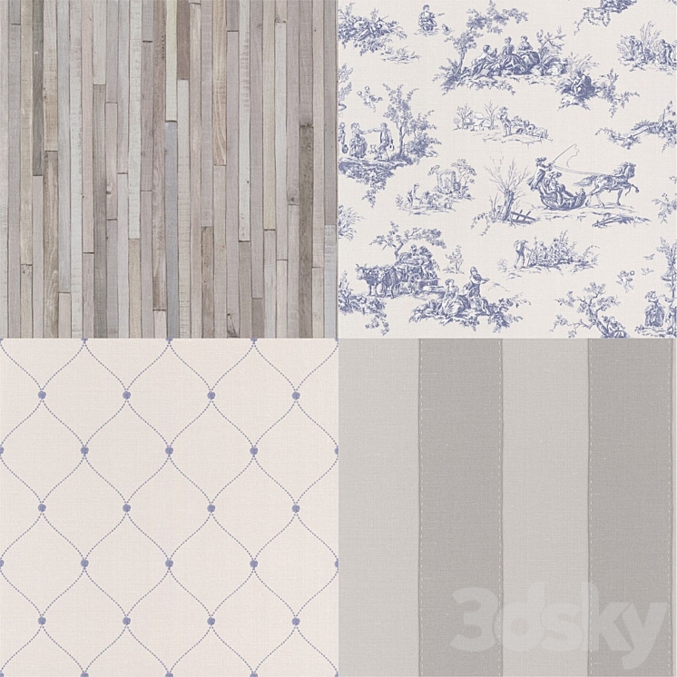 Wallpapers rasch / Lazy Sunday 2016 - Wall covering - 3D model