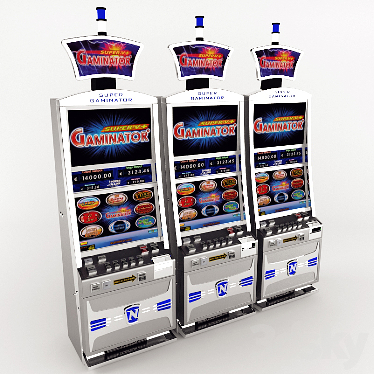 Slot machine Gaminator fv629 - Miscellaneous - 3D model