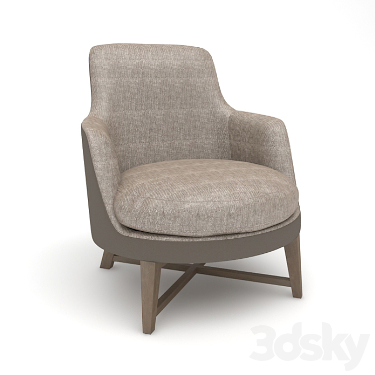 Flexform - Guscio Soft Armchair - Arm chair - 3D model
