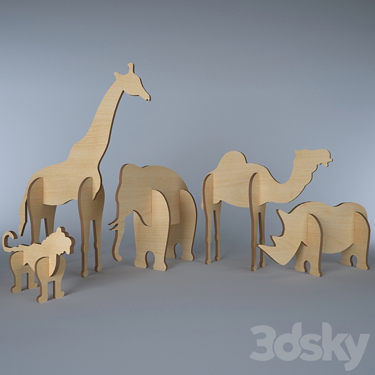 ferm LIVING animals - Other decorative objects - 3D model
