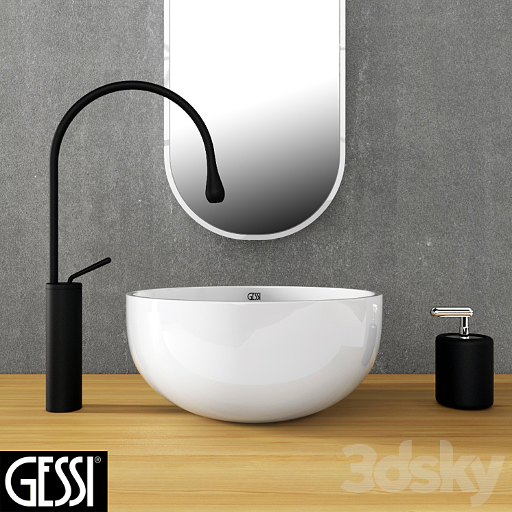 Gessi Collection - Wash basin - 3D model