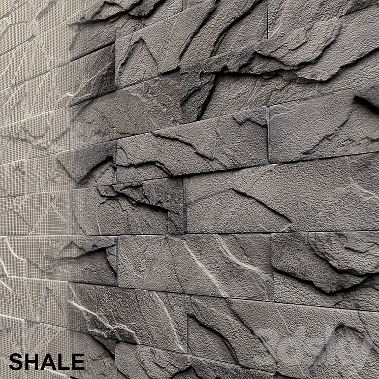 The shale Slate - Other decorative objects - 3D model