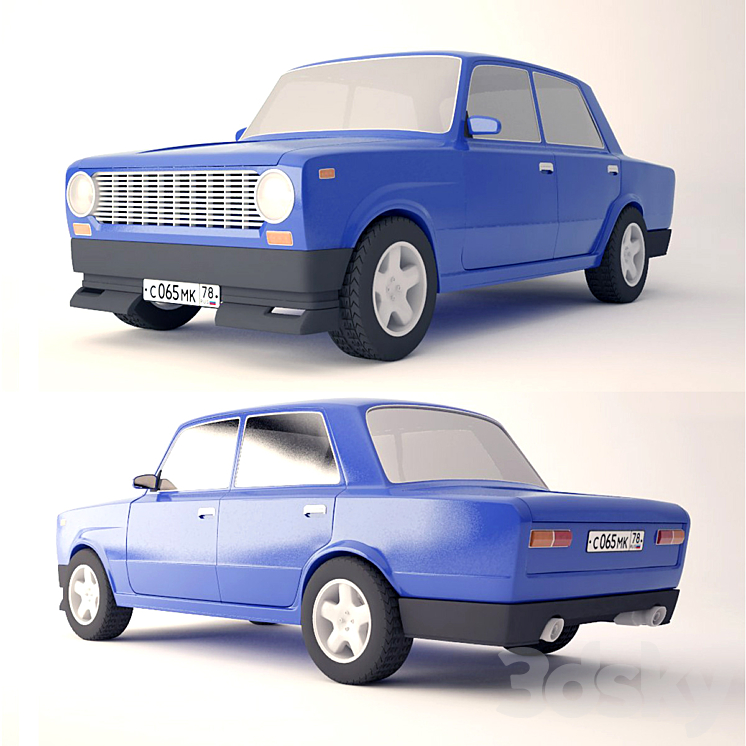 VAZ 2101 - Transport - 3D model