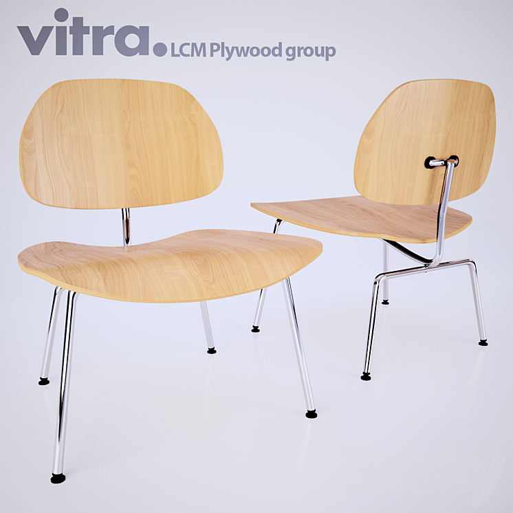 Vitra_Plywood_Chair_LCM - Chair - 3D model