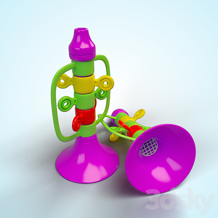 children toot - Toy - 3D model