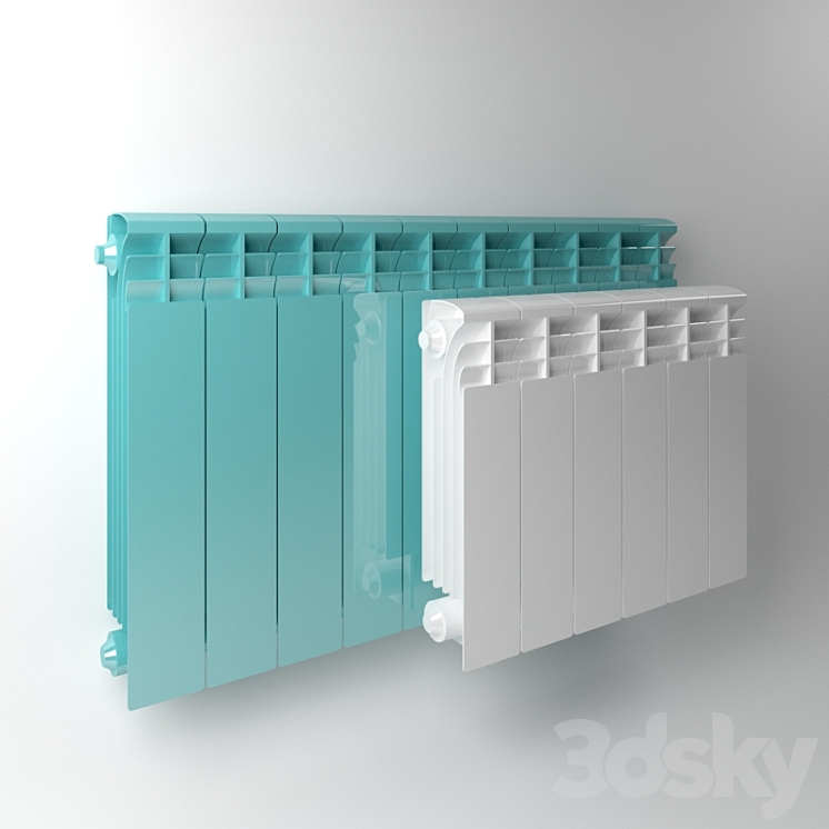 sectional radiator - Radiator - 3D model