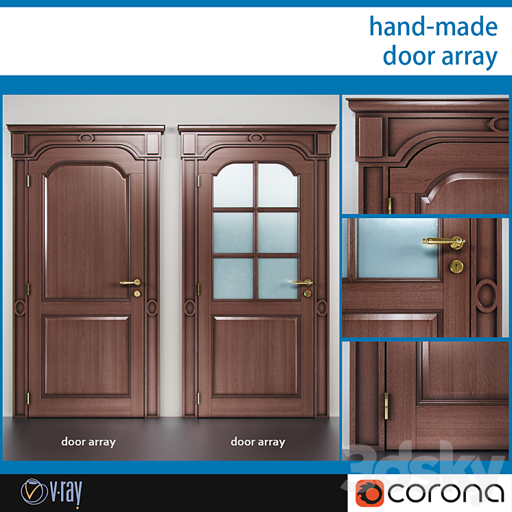Doors Array - Doors - 3D model