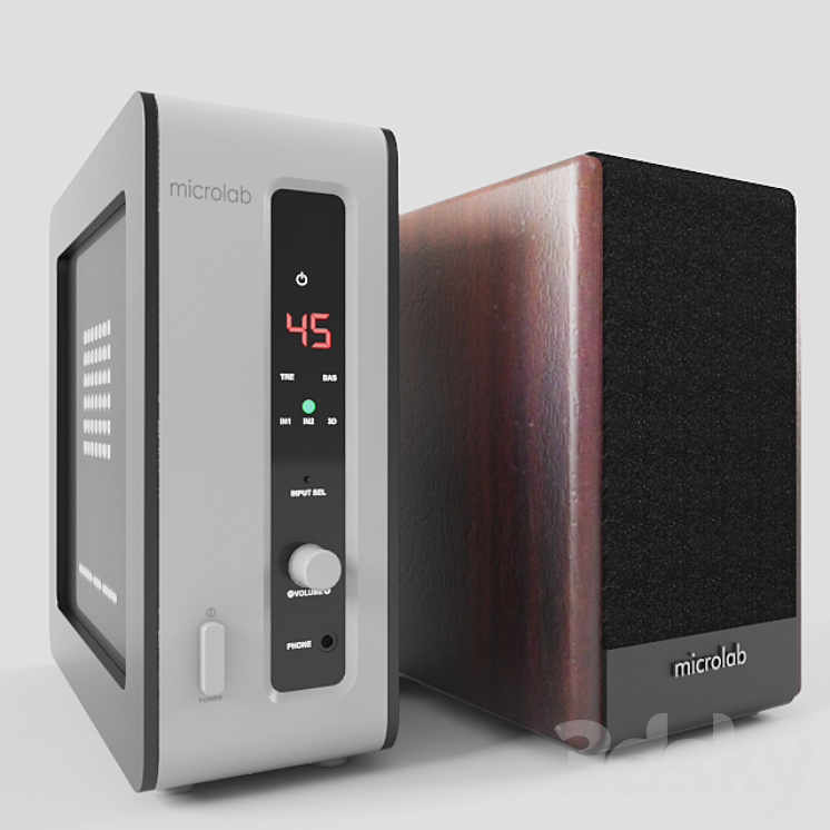 Microlab FC-530 - Audio tech - 3D model