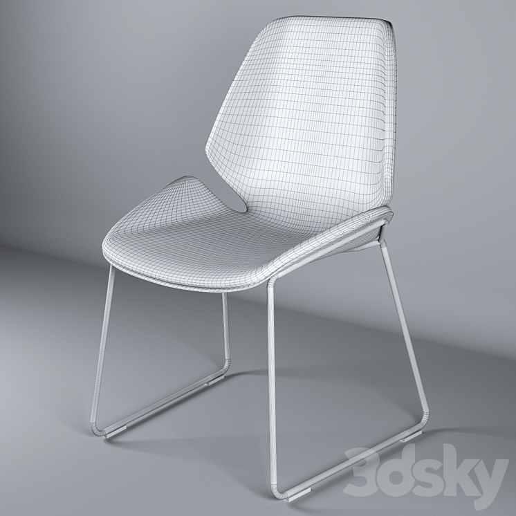 Poliform fold chair - Chair - 3D model