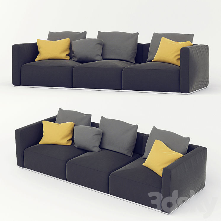 Poliform shangai - Sofa - 3D model