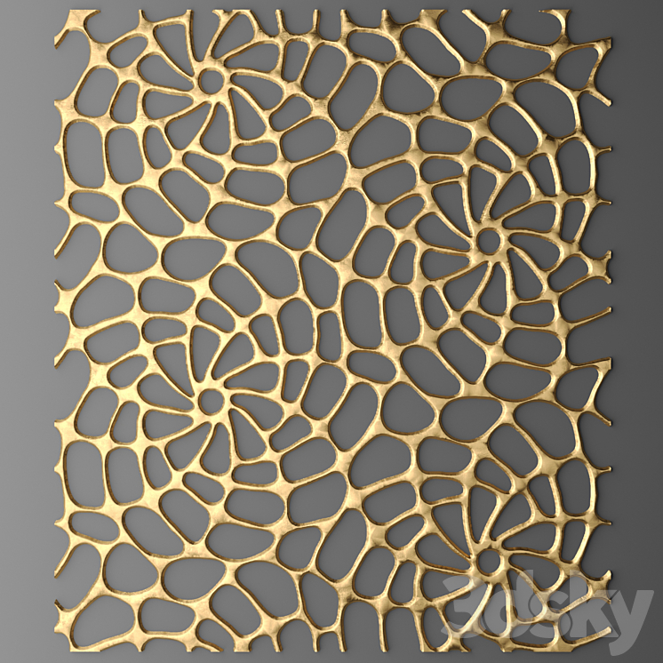 The panel, grille. Panel, lattice, web, wall decor, luxury, gold ...